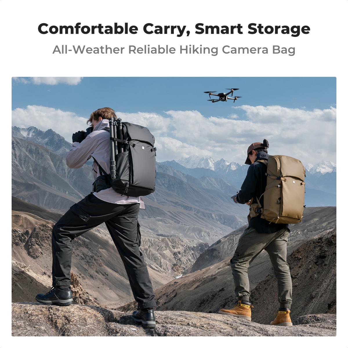 K&F Concept 30L Camera Backpack, Professional Waterproof DSLR Backpack ...
