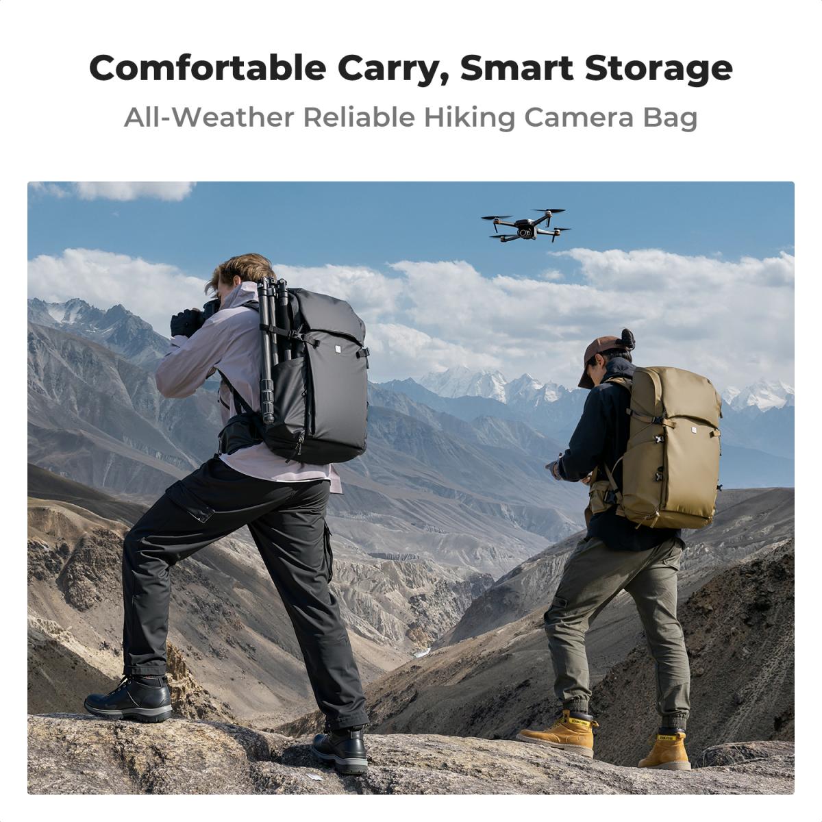 Camera Backpack With Extra Storage, 40L | Kentfaith - KENTFAITH