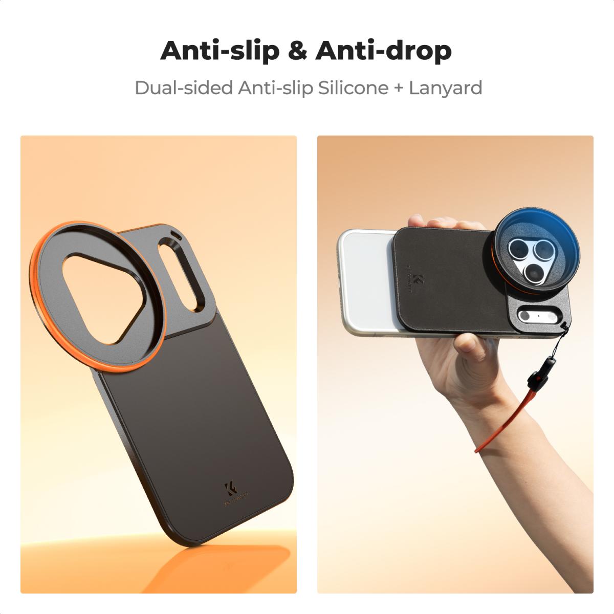 K&F CONCEPT Double-Sided Magnetic Lens Filter Mount Adapter, Compatible ...