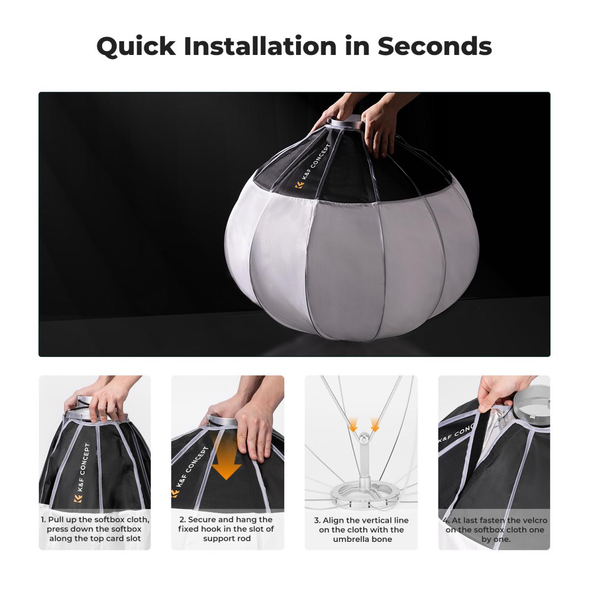 Studio Light Diffuser 26" 65Cm - KENTFAITH