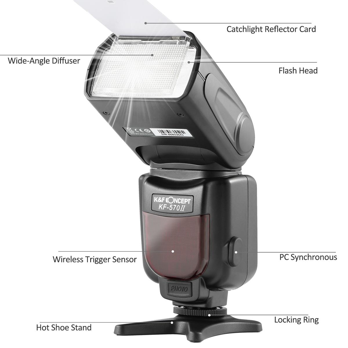 Nikon Shoe Mount Flash Concept570 K&F Concept - KENTFAITH