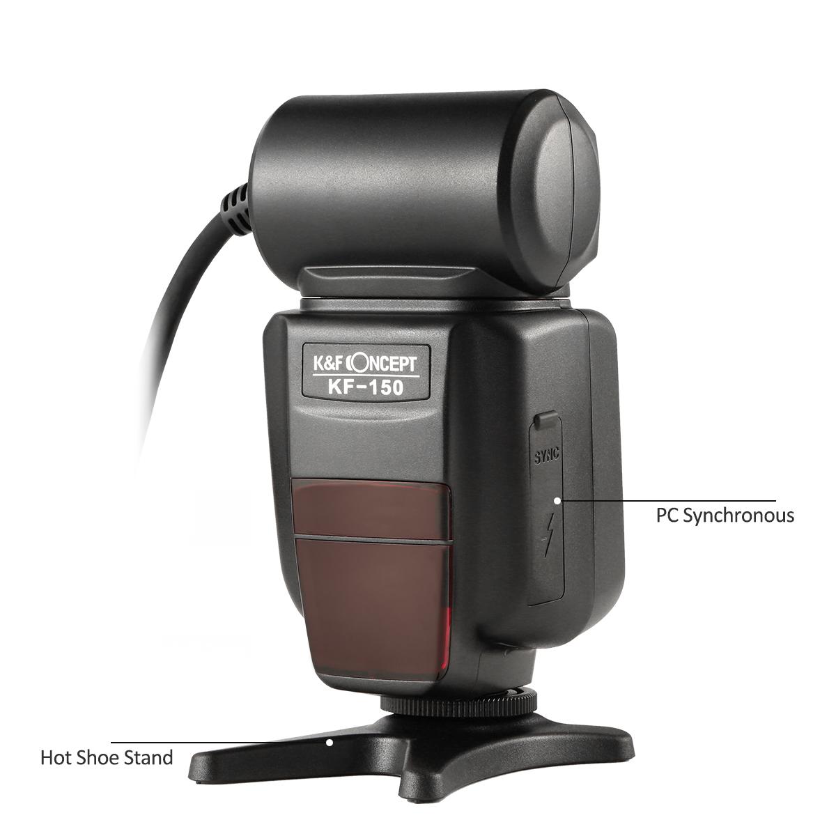 K&F Concept Ring Flash Light KF-150C E-TTL Macro Flash Ring with 52 55 ...