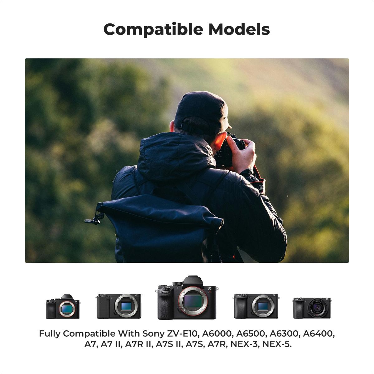 K&F Concept NP-FW50 Battery and Three Slot Charger, 3-Pack Replacement ...