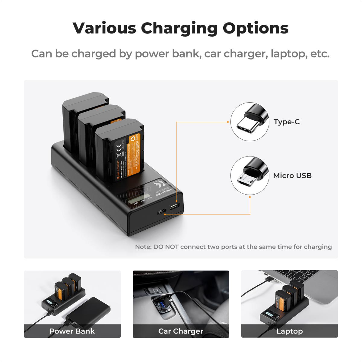 Sony A7iii Battery Sony Camera Battery Charger Np-Fz100 3-Pack K&F ...