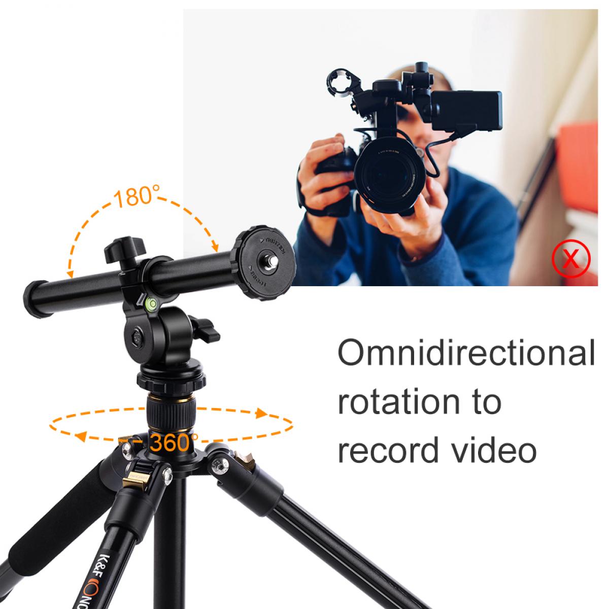 Rotatable Multi-Angle Center Column for Camera Tripod Magnesium Alloy ...