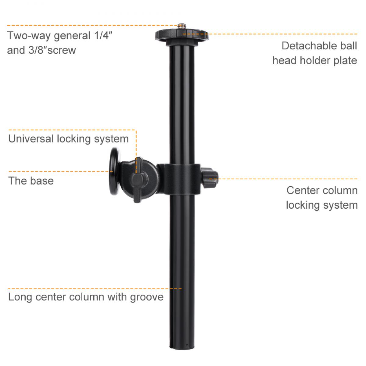 Rotatable Multi-Angle Center Column for Camera Tripod Magnesium Alloy ...