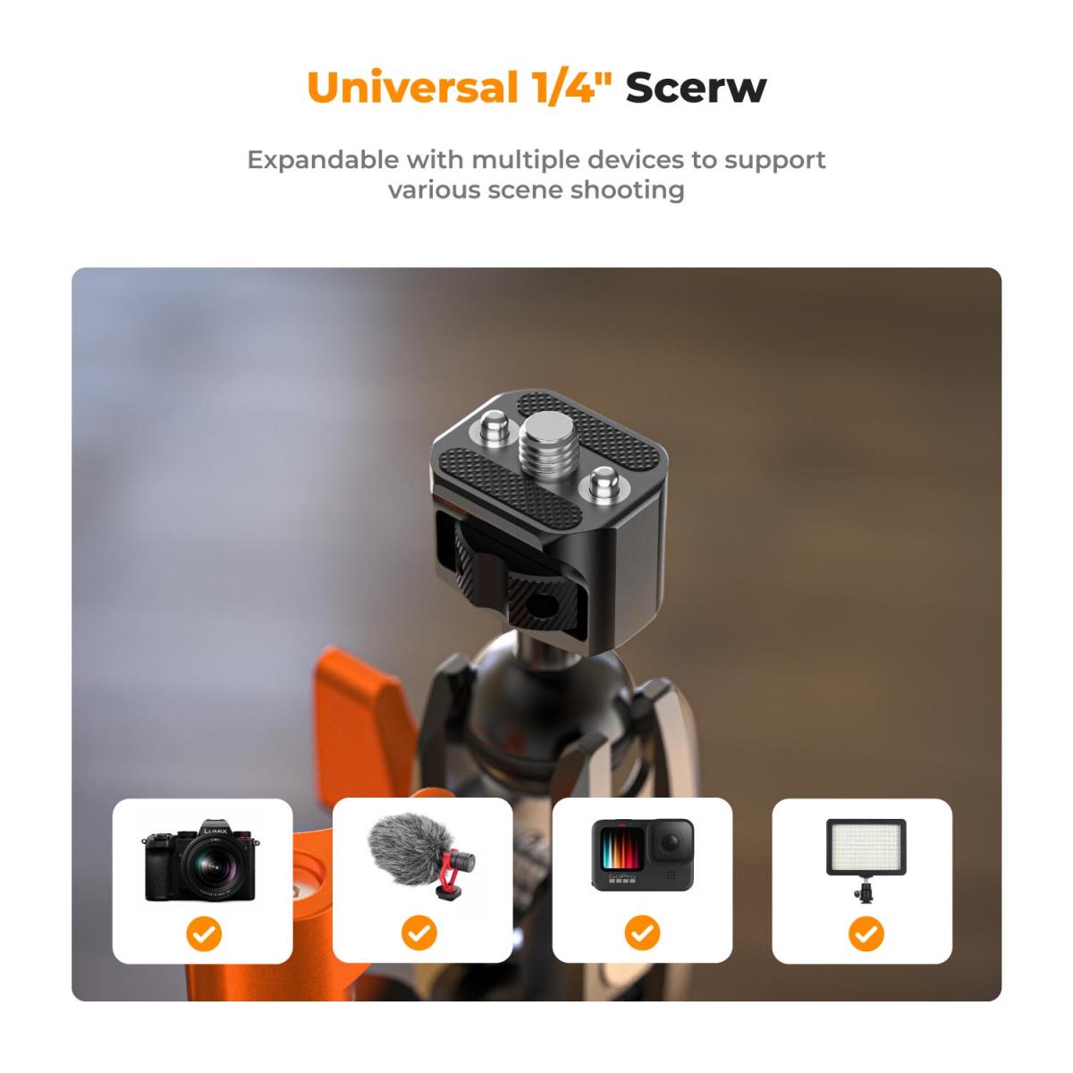 Magic Arm With Super Clamp | K&F Concept - KENTFAITH