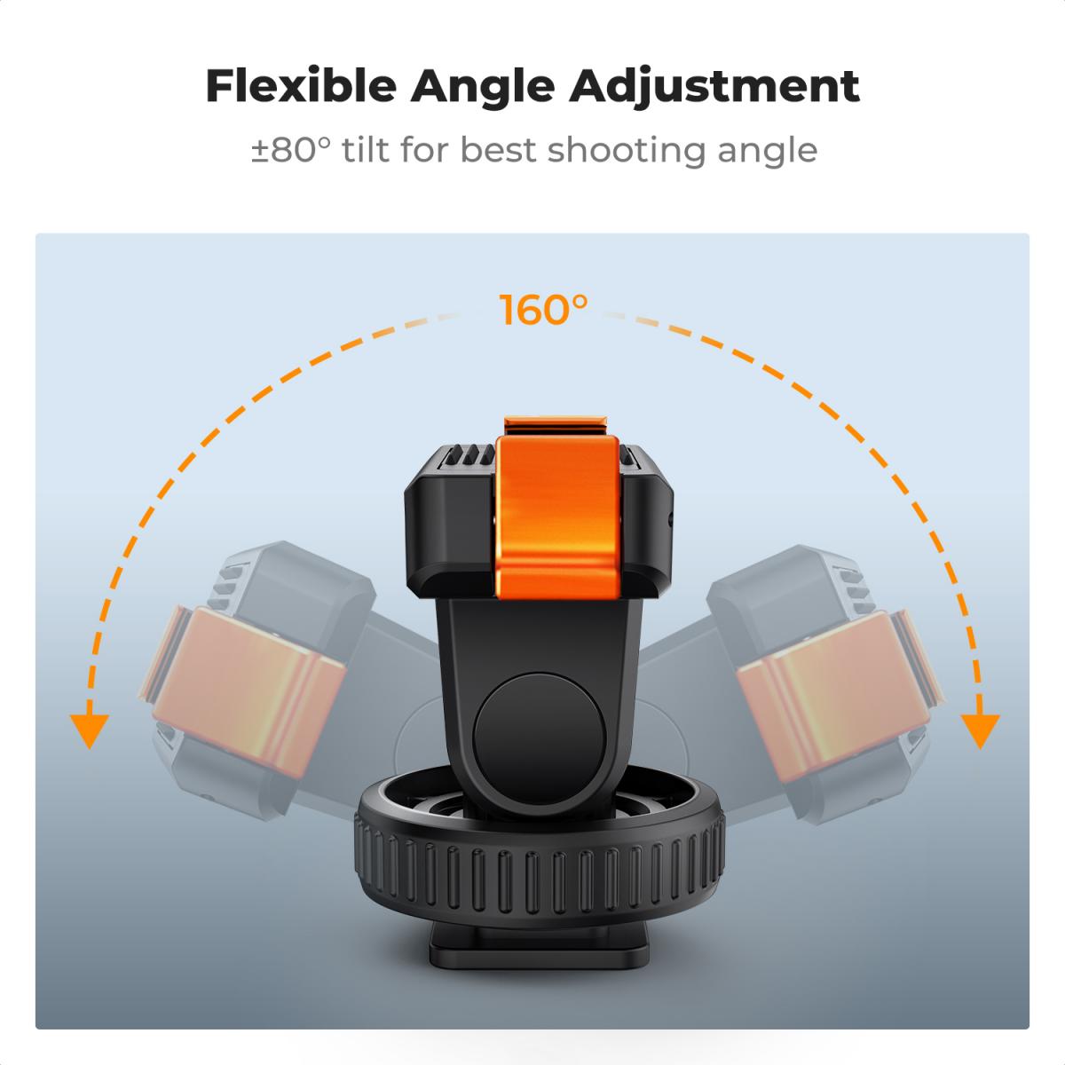 Cold Shoe Action Camera Magnetic Quick Mount Holder - KENTFAITH