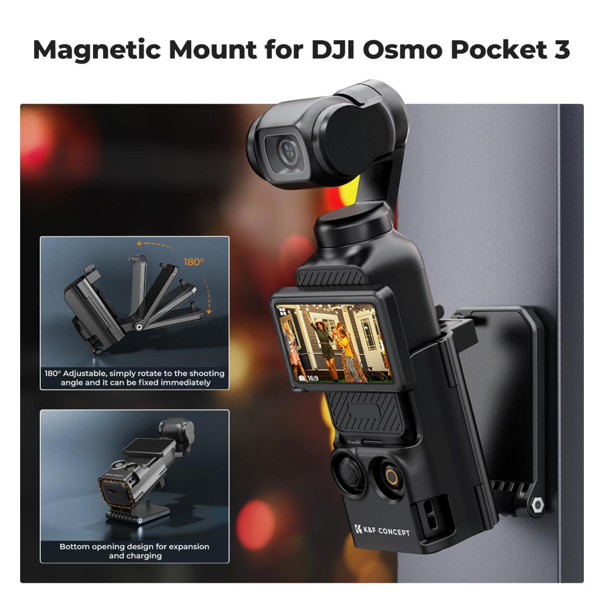 DJI Osmo Pocket 3 Magnetic Mount - KENTFAITH
