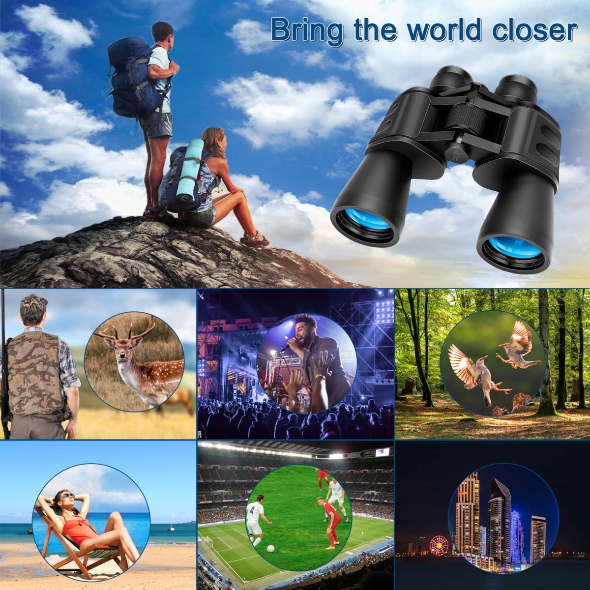 High Power Binoculars 20X50 Bak4 | Kentfaith - K&F Concept