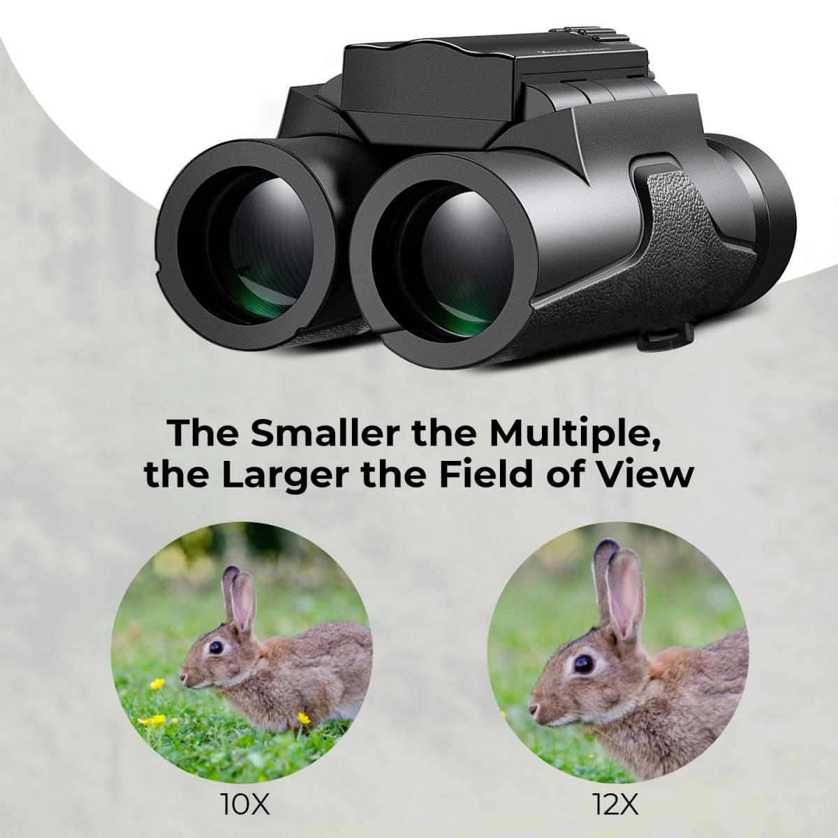 Binocular 10x25 Bak4 | Night Vision Bird Watching Binoculars - KENTFAITH