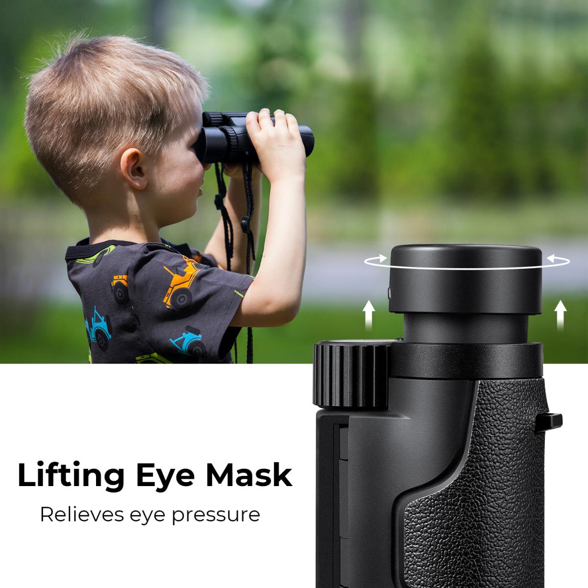 Binocular 10x25 Bak4 | Night Vision Bird Watching Binoculars - KENTFAITH