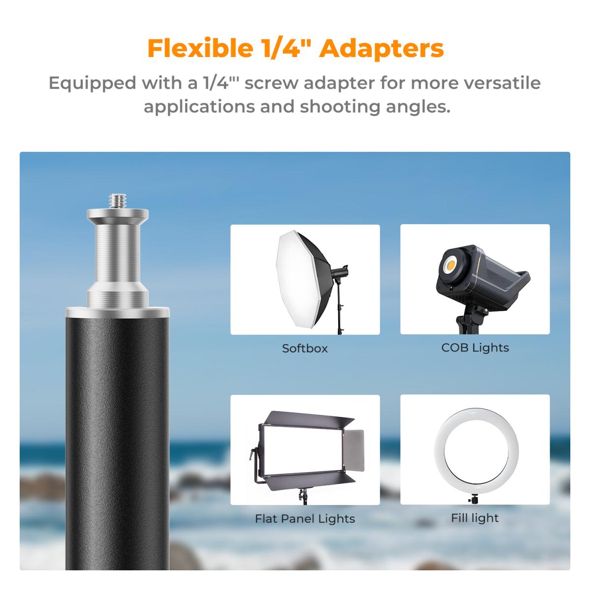 K&F CONCEPT 2.8m photography light stand - KENTFAITH