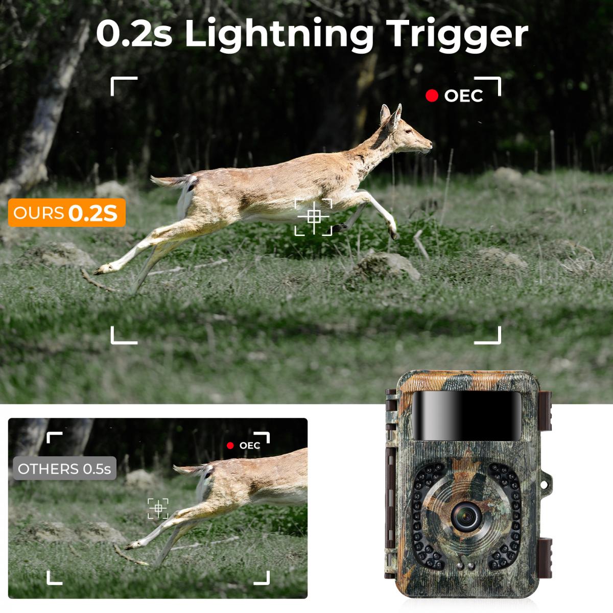 4K WiFi Trail Camera 48MP | K&F Concept Trail Cameras - KENTFAITH