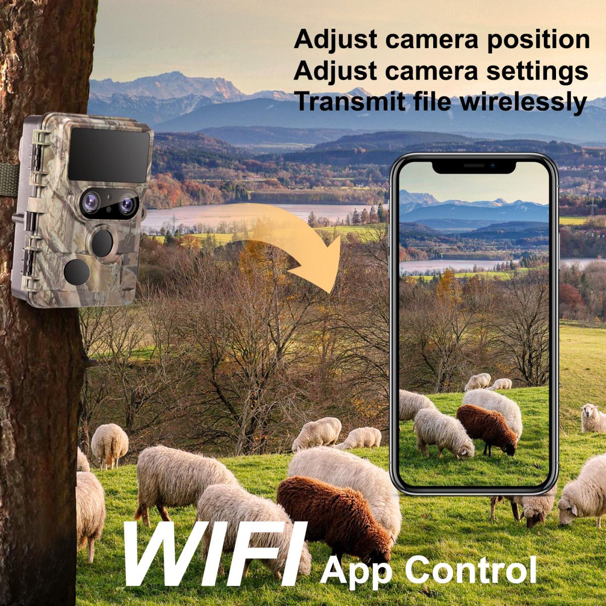 Sony Wifi Camera Lens 4K 48Mp 120° 0.3S Ip66 K&F Concept - KENTFAITH