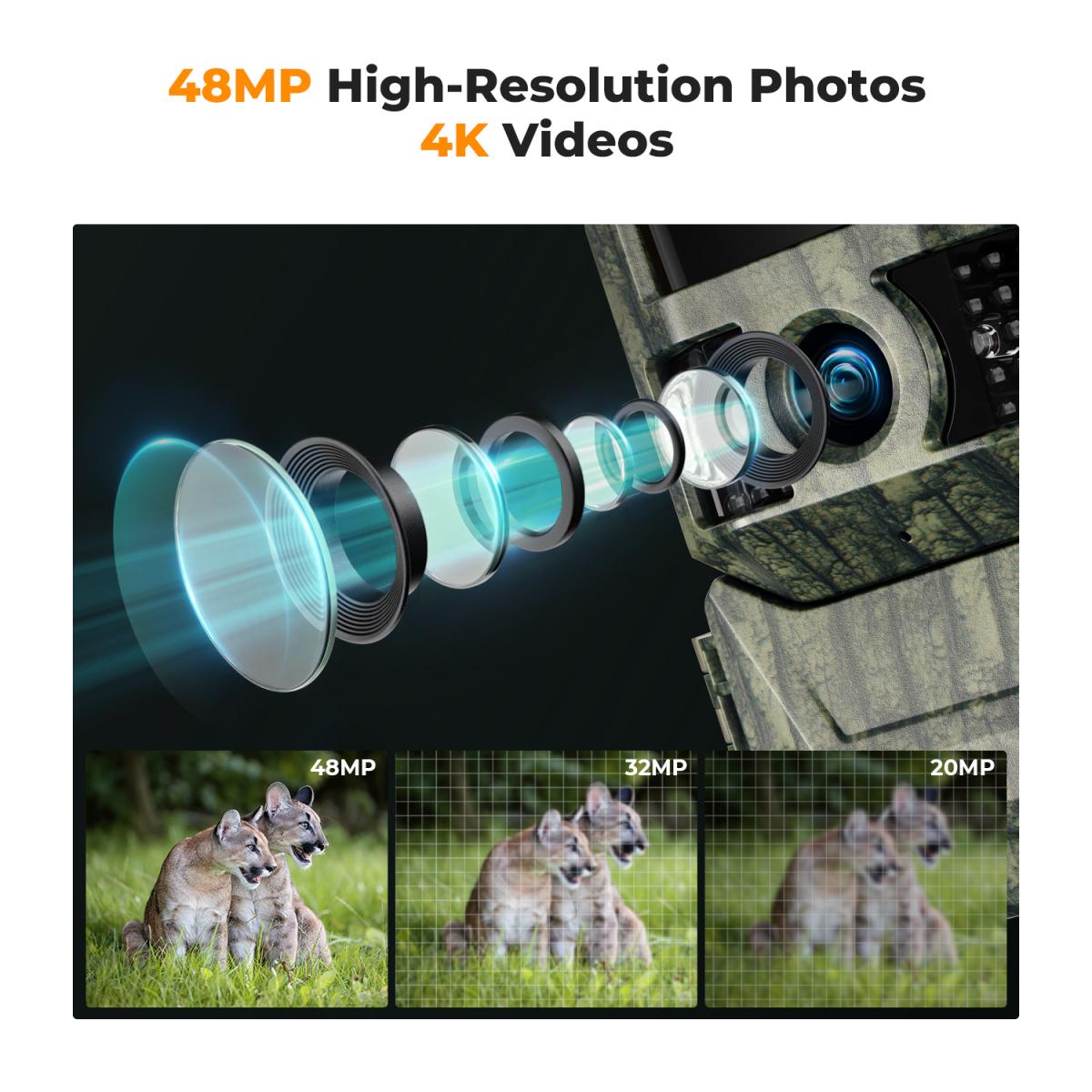 K&F Concept Solar Trail Camera | Trail Cameras - K&F Concept