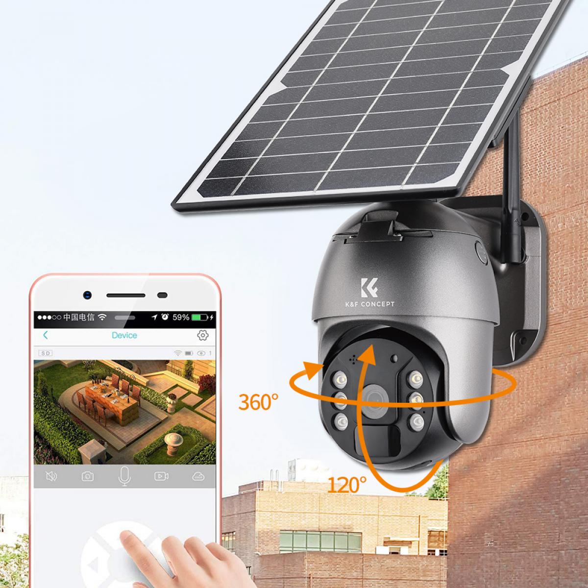 2025 Best 4G solar security camera System LTE/CA - K&F Concept