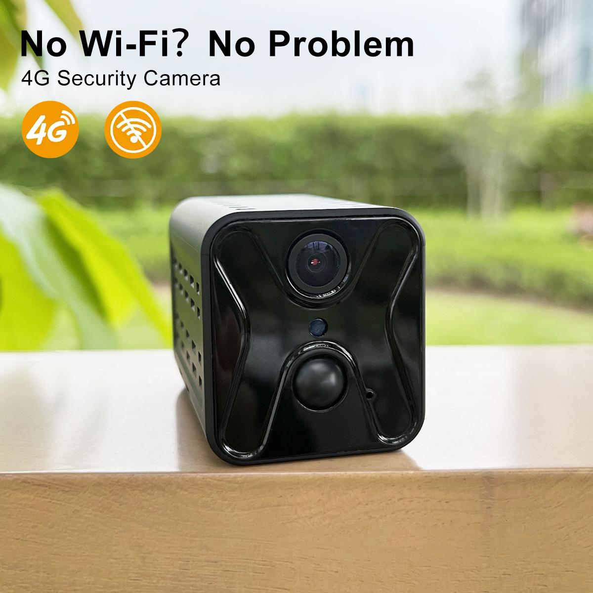 4G Wireless Cameras 3000Mah 1080P 8M/26Ft (Only Applicable To Eu ...