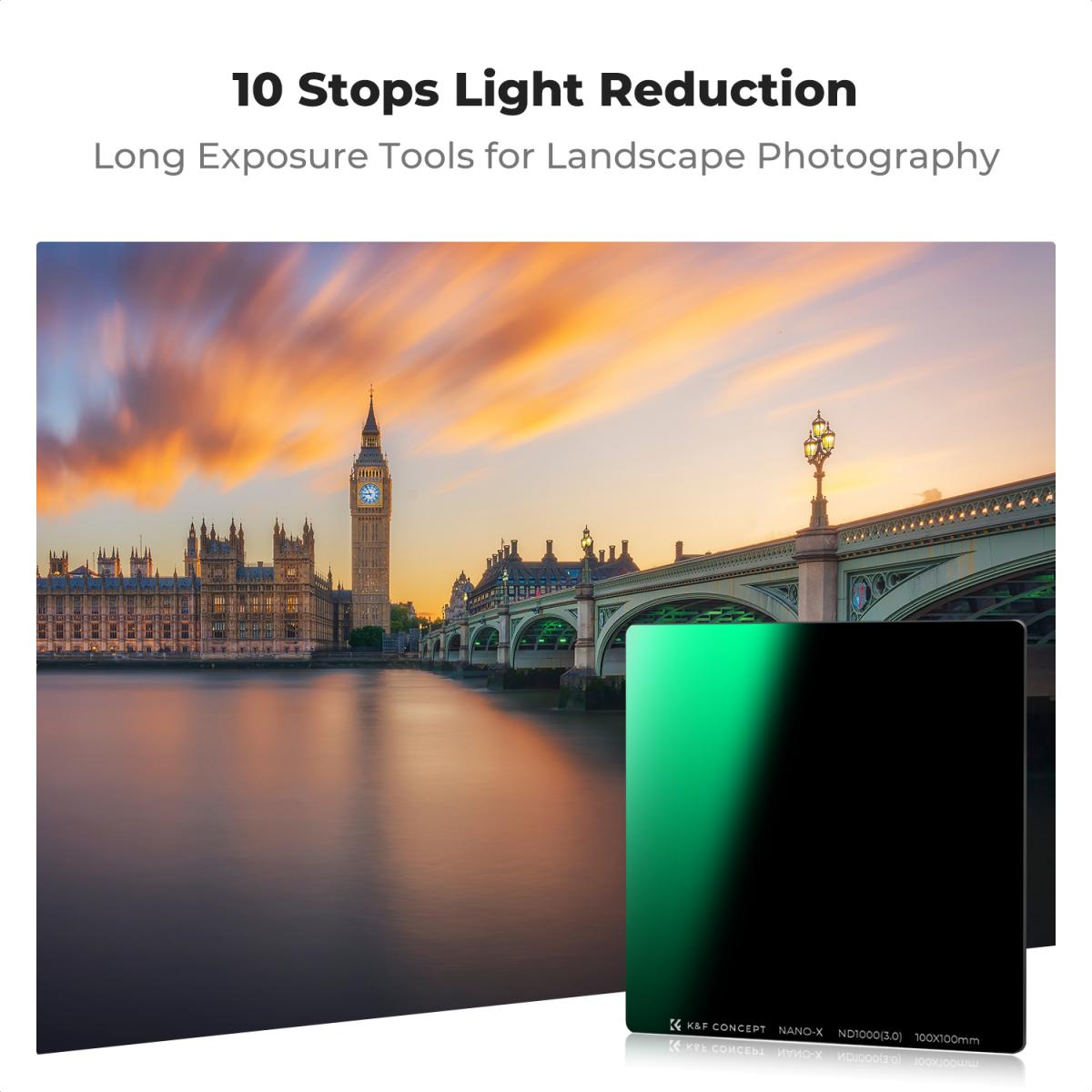 Square Filter Kit 100x100mm for DSLR - KENTFAITH