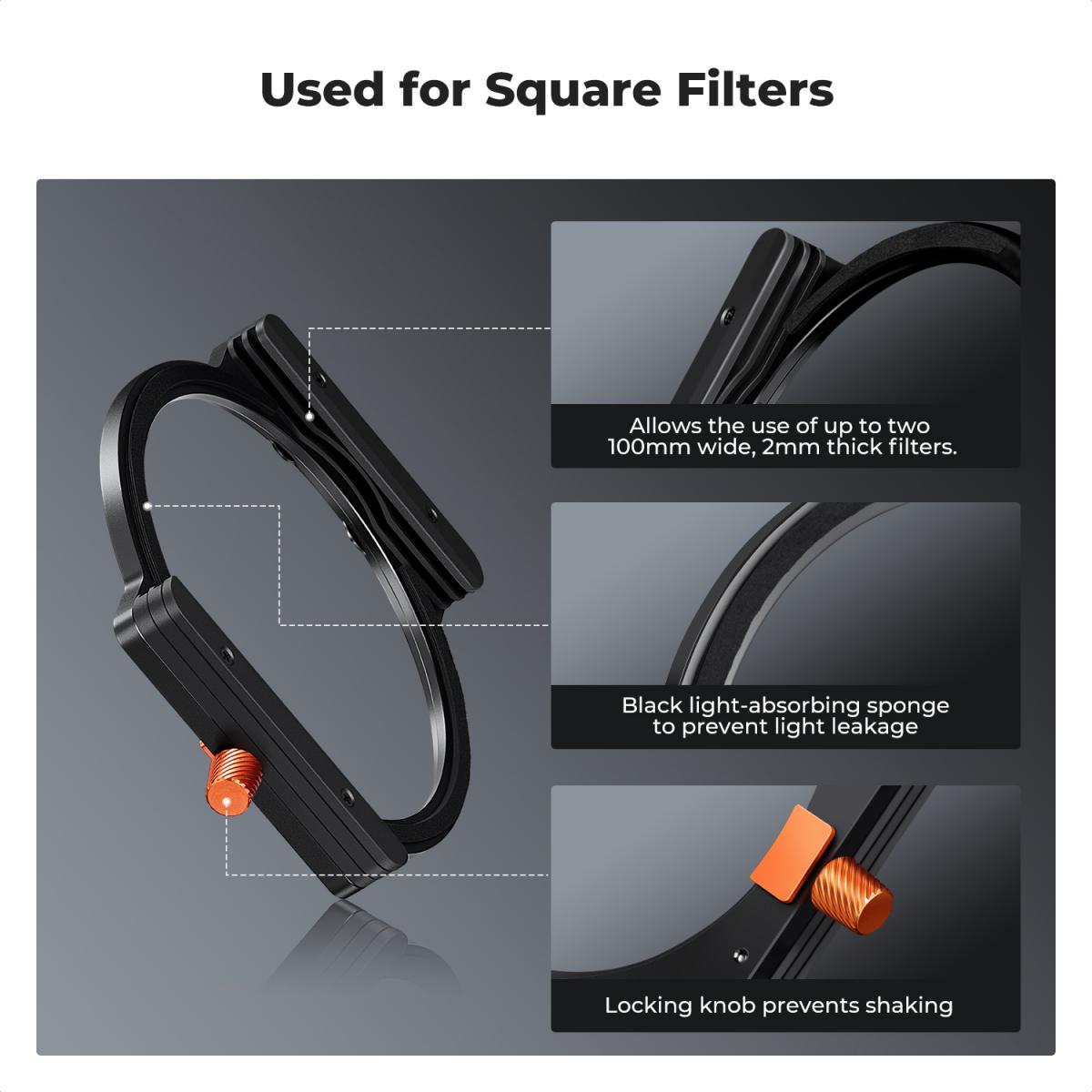 Square Filter Kit 100x100mm for DSLR - KENTFAITH