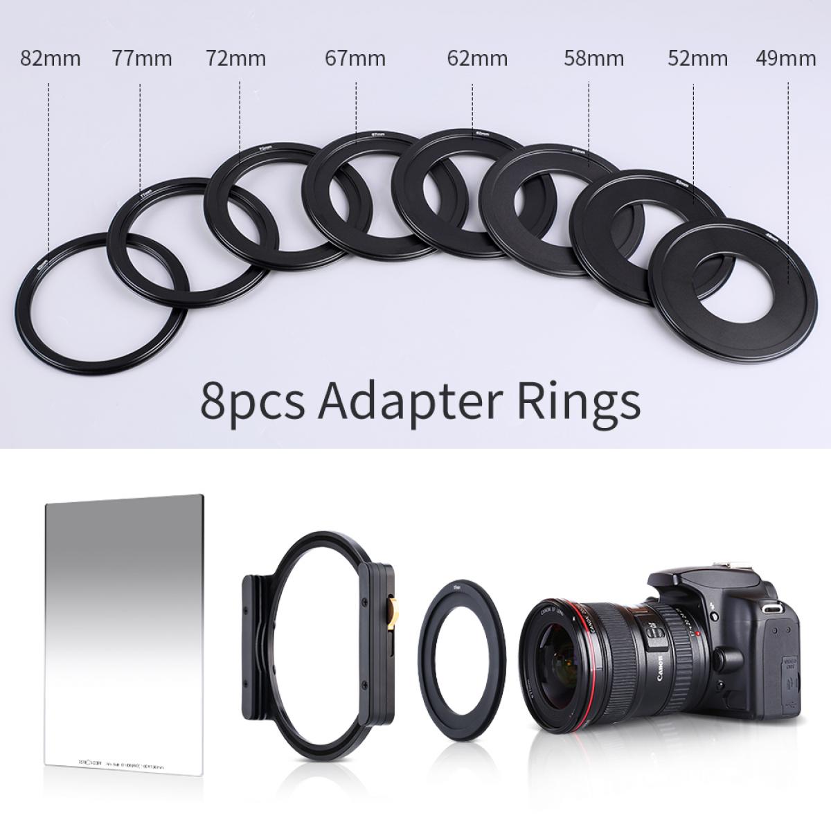 Square Lens Filter Kit 100x150mm with Metal Filter Holder K&F - KENTFAITH