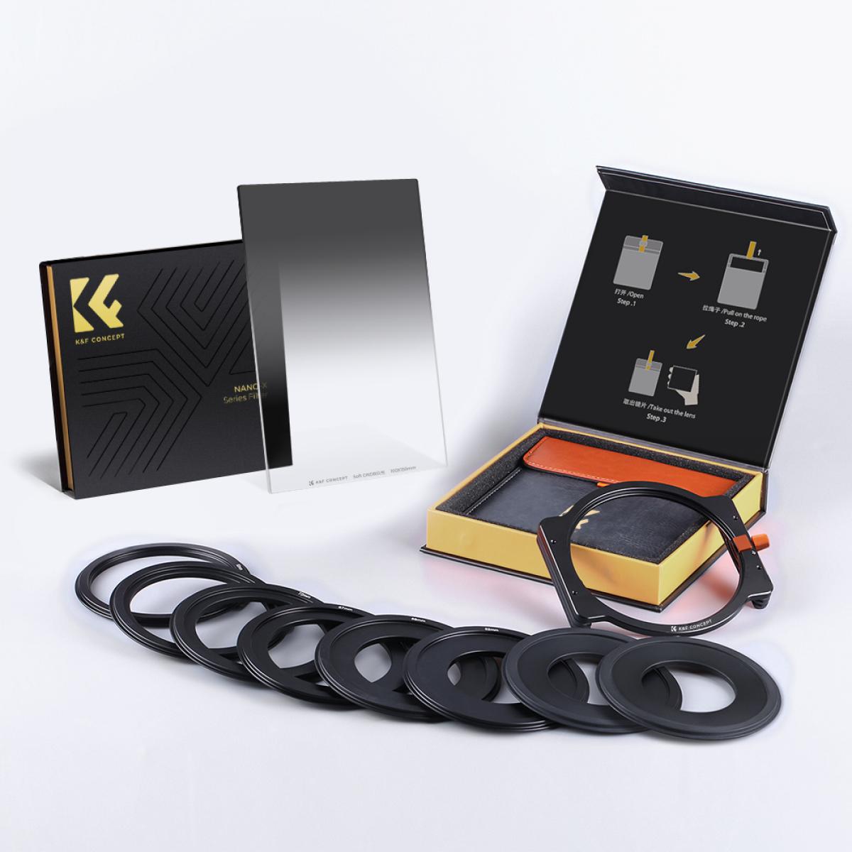 Square Lens Filter Kit with Holder & Adapter Rings Best Seller 2021 - K ...