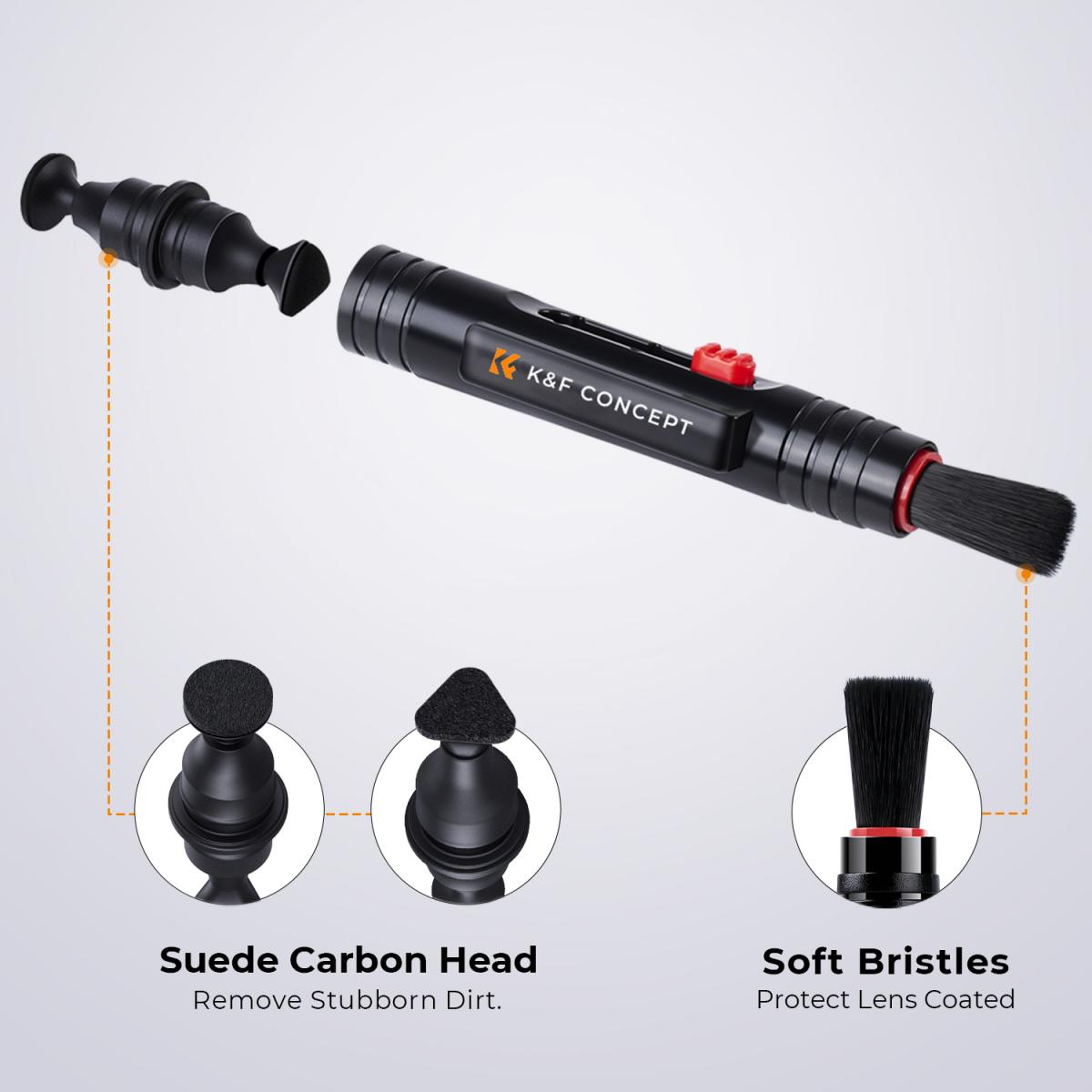 Dslr Camera Cleaning Kit 3In1 (Lens Dust Blower Cleaner + Cleaning Pen ...