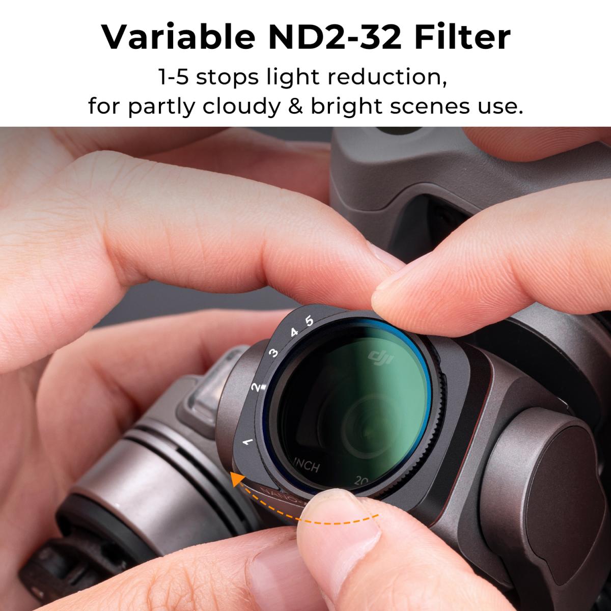 Variable Nd Cpl Filter 2S Vnd2-5 Vnd6-9 2Pcs - K&F Concept