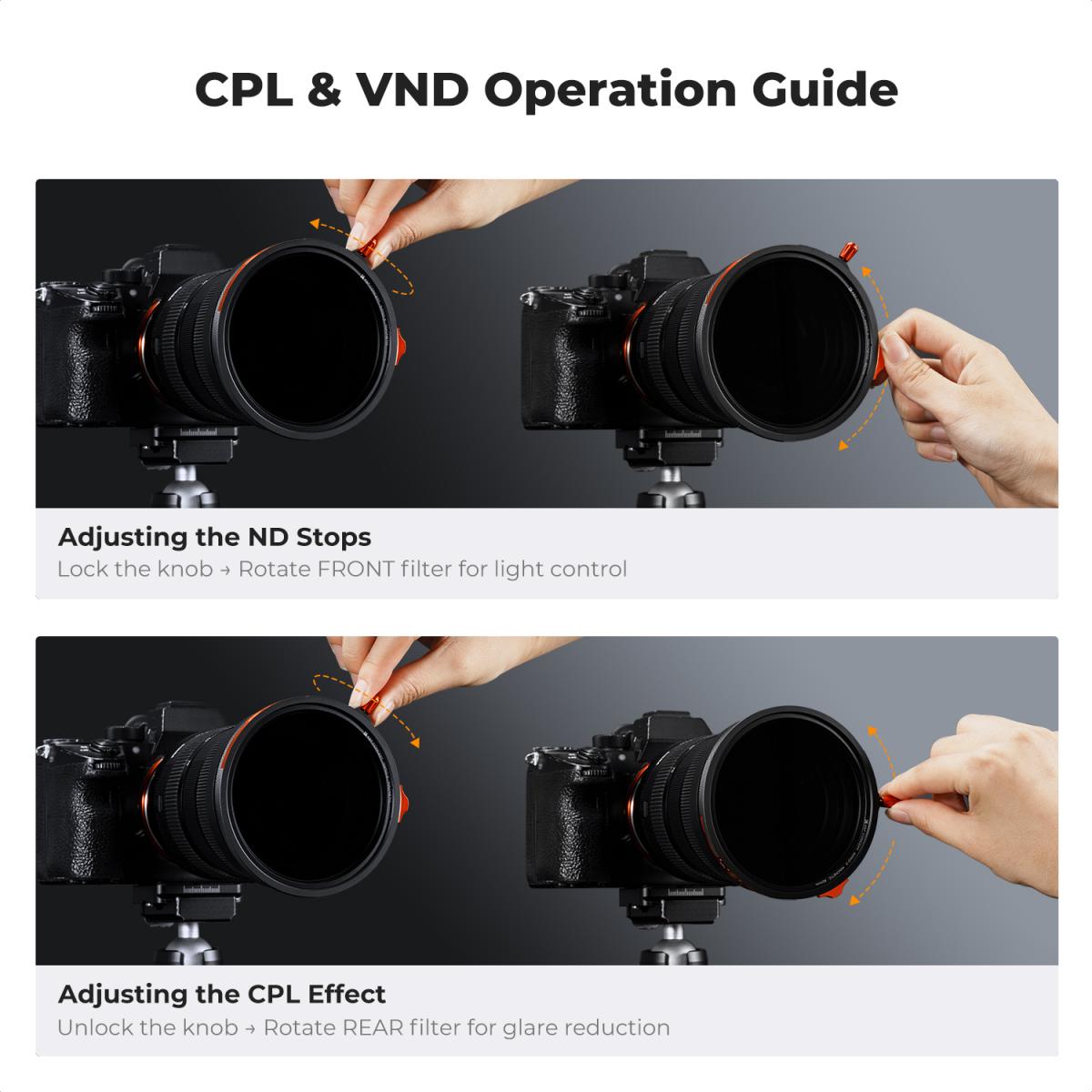 77mm Magnetic Filter Kit CPL + ND2-32 + Black Mist 1/4 Filter Set ...